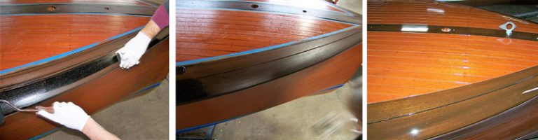 2 Color Staining on a Wooden Boat - ACBS - Antique Boats & Classic ...